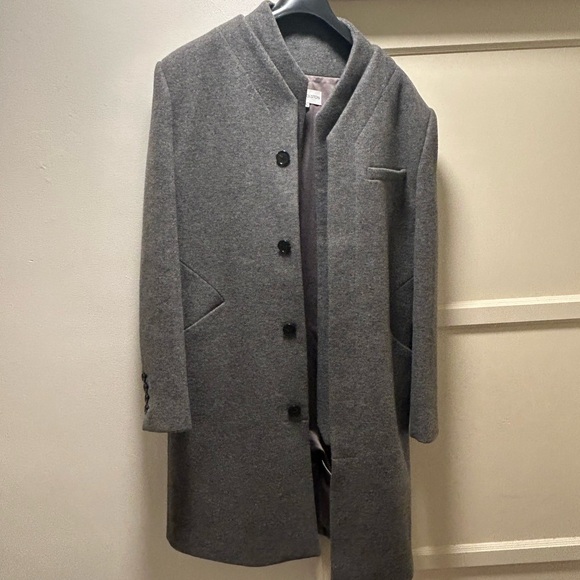 jacob holsten | Jackets & Coats | Mens Classic Gray Over Coat | Poshmark